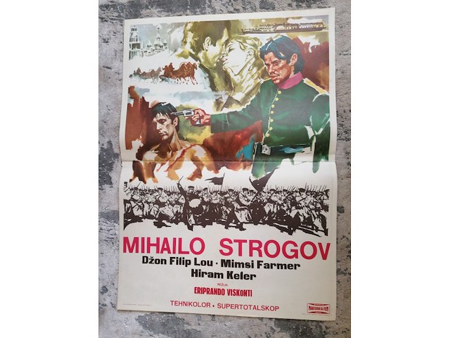 MIHAILO STROGOV 1970 - FILMSKI POSTER #2