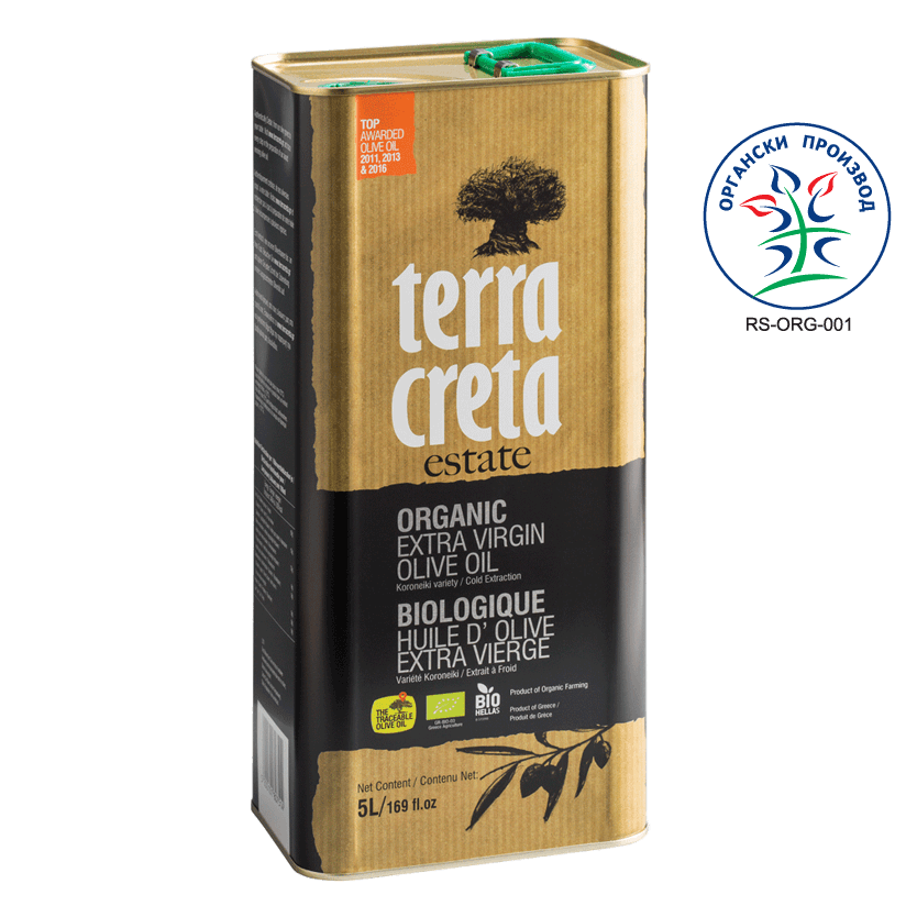 Terra Creta organsko ekstra devičansko maslinovo ulje (5L)