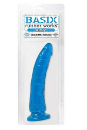 RM Basix slim 7 blue dildo