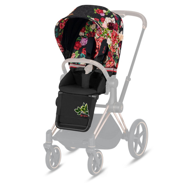 Cybex navlaka za Priam Spring Blossom Black