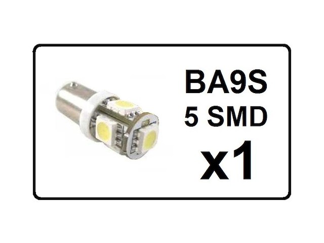 LED Sijalica - BA9S - 5 SMD - 1 komad