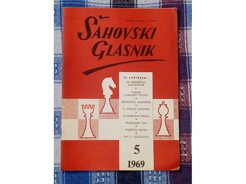 Šahovski Glasnik -1969.g - Šah u Jugoslaviji -