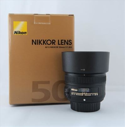 Nikon 50mm 1.8G - garancija do 10.2021.