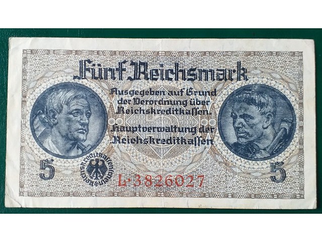 5 REICHSMARK (1940-1945)