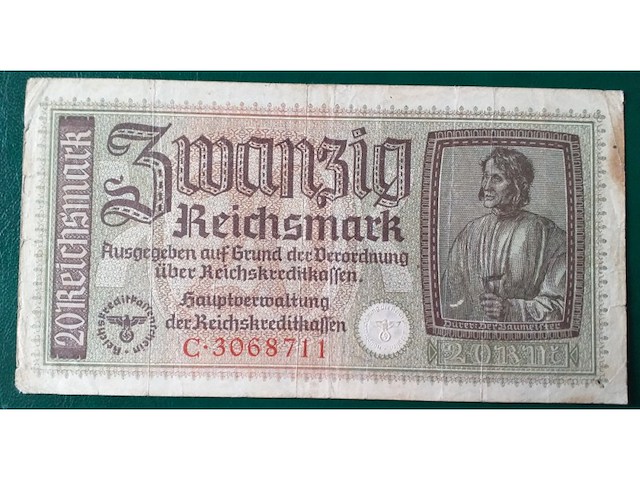 20 REICHSMARK (1940-1945)