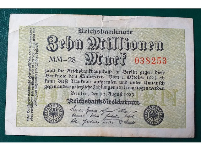 10 MILIONA MARAKA 1923