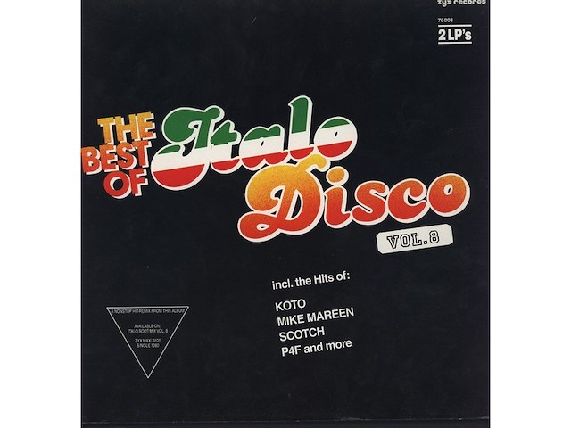 Various ‎– The Best Of Italo-Disco Vol. 8 (2LP)