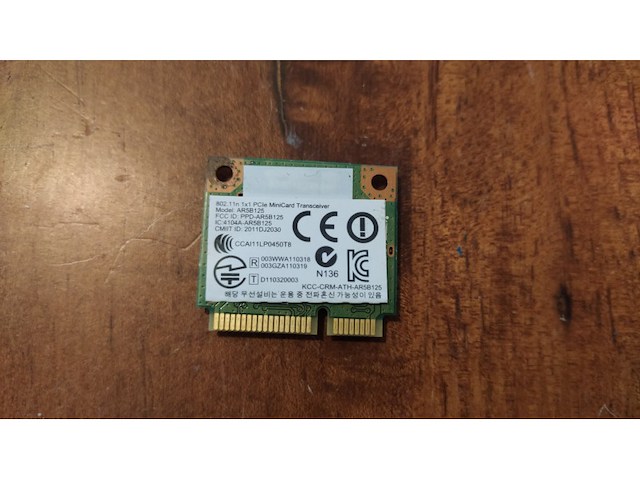 Wireless kartica AR5B125 , skinuta sa Asus R512C laptop