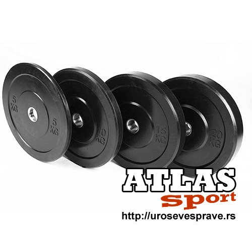 Olimpijski Bumper tegovi f50 Atlas sport