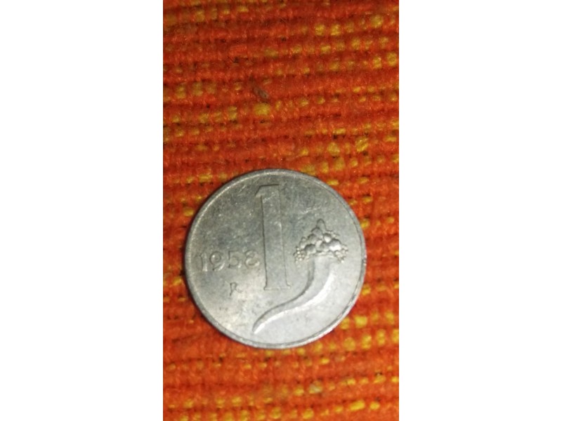 1 r lira 1958
