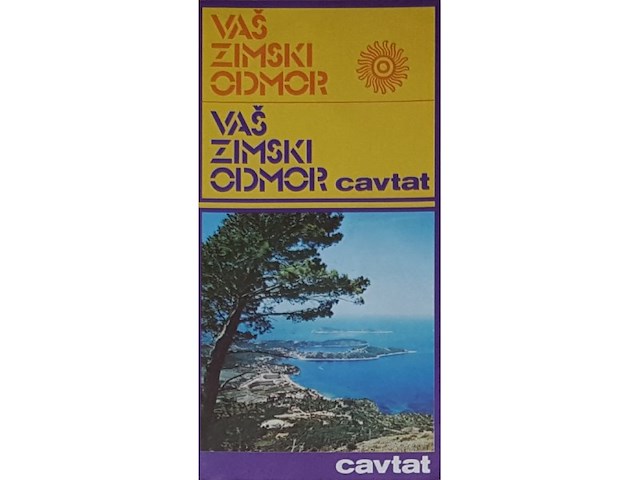 Brošura `Cavtat` Jugoslavija