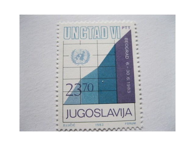 SFRJ 1983, VI zasedanje UNCTAD, Š-2450