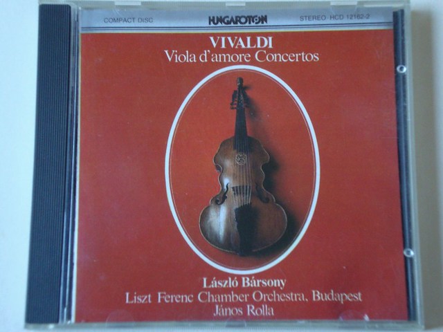 Vivaldi, László Bársony - Viola D`Amore Concertos