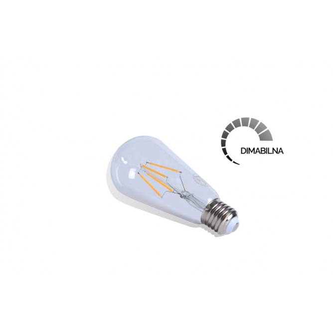 LED SIJALICA FILAMENT DIM ST64 4W E27 2700K