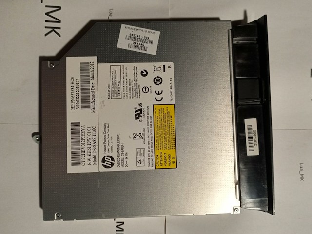 HP g7 2051sg Optika - DVD