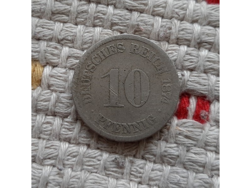 10 pfennig 1874 A