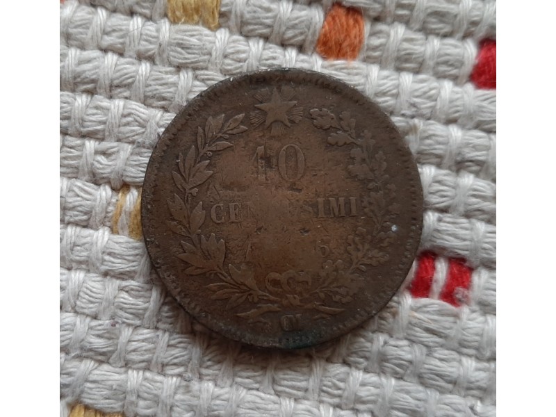 10 centesimi 1866 CM
