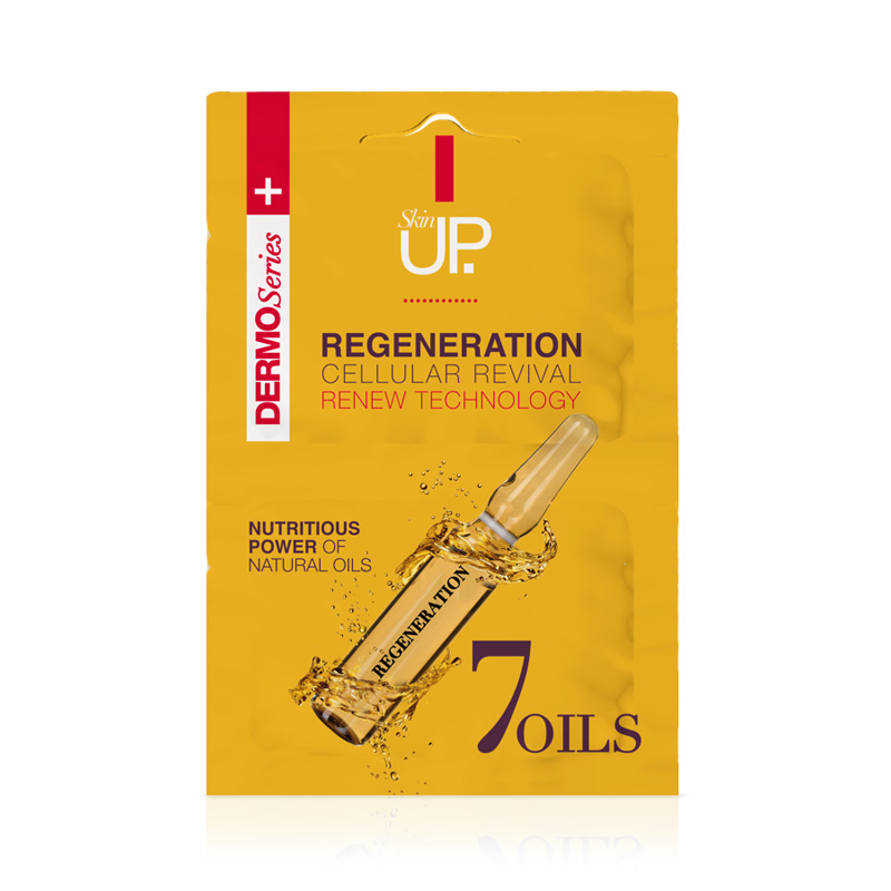 Maska za regeneraciju kože sa 7 prirodnih hranljivih ulja SKIN UP DermoSeries Regeneration (2 x 5 ml)