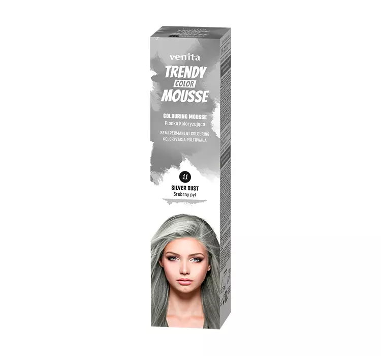 Pena za kosu u boji VENITA Trendy (11 Silver Dust)