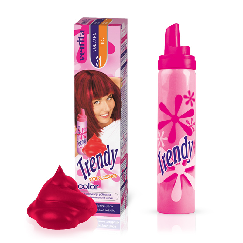 Pena za kosu u boji VENITA Trendy (31 Volcano Fire)