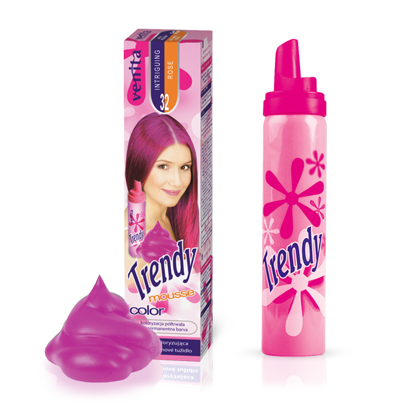 Pena za kosu u boji VENITA Trendy (32 Intriguing Rose)