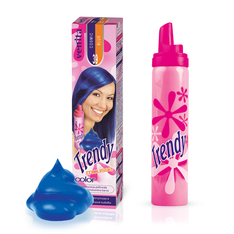 Pena za kosu u boji VENITA Trendy (39 Cosmic Blue)