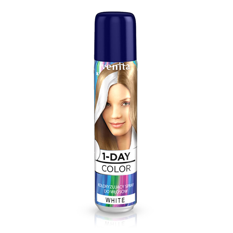 Sprej za kosu u boji VENITA 1-Day (01 White)