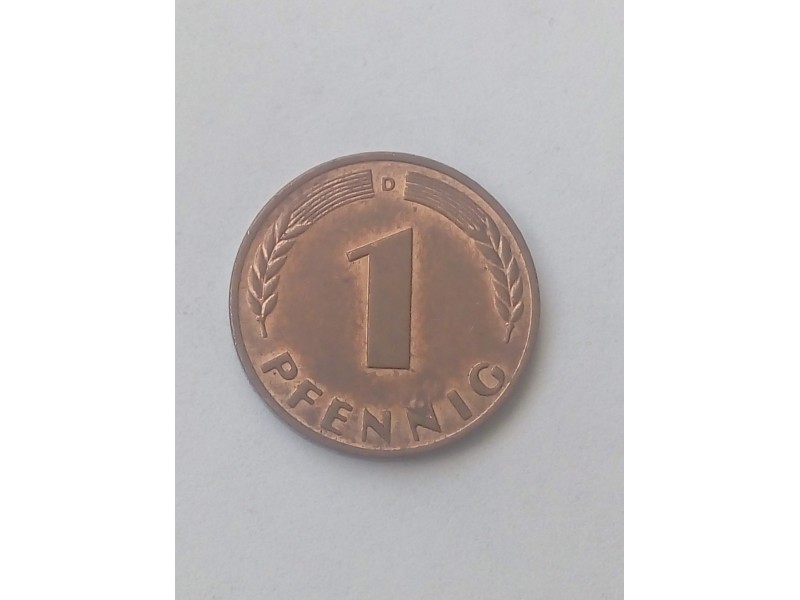 1 Pfennig - D - 1969.g - Nemačka -