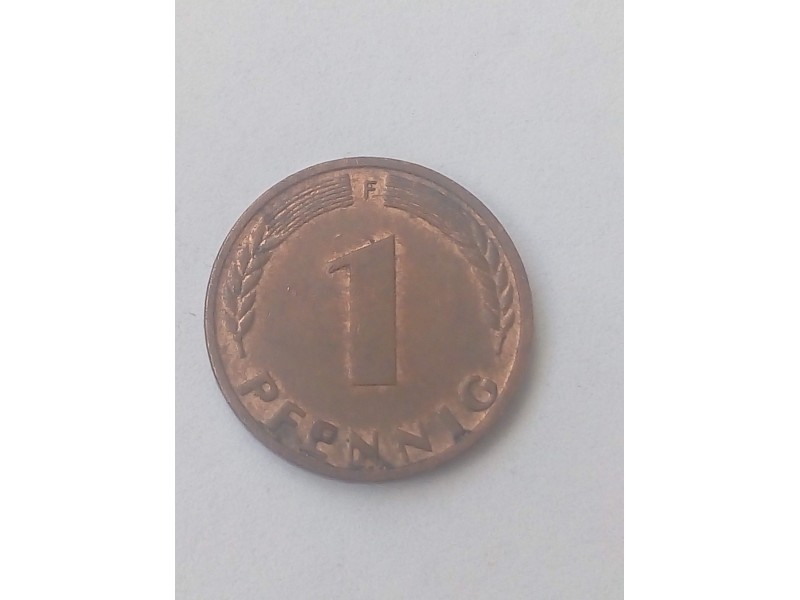 1 Pfennig - F - 1971.g - Nemačka -