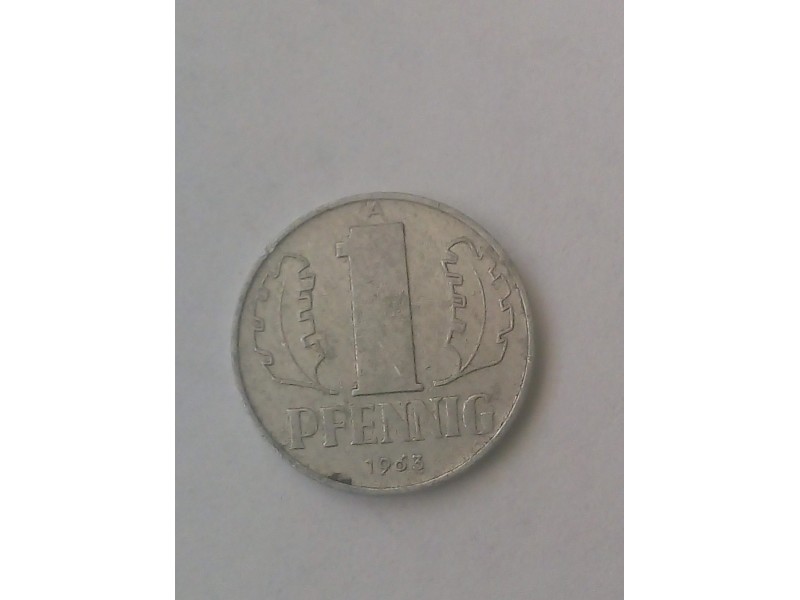 1 Pfennig 1963.g - Nemačka - DDR -