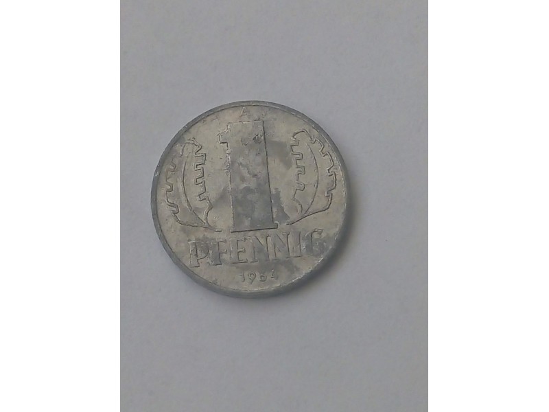 1 Pfennig 1964.g - Nemačka - DDR -