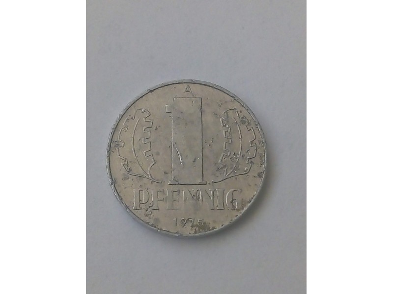 1 Pfennig - 1975.g - Nemačka - DDR -