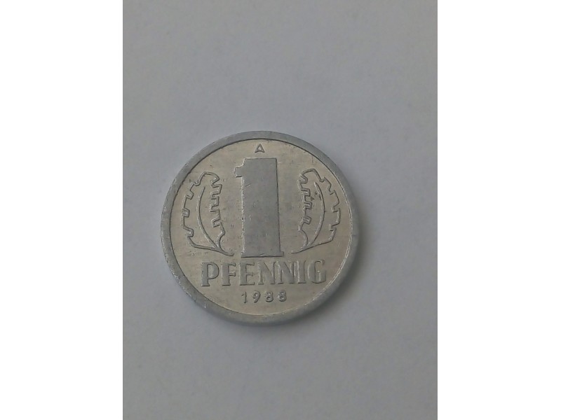 1 Pfennig - 1988.g - Nemačka - DDR -