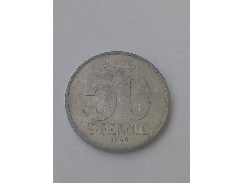 50 Pfennig - 1968.g - Nemačka - DDR -