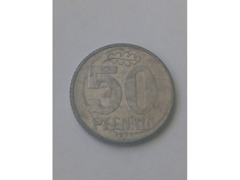 50 Pfennig - 1971.g - Nemačka - DDR -