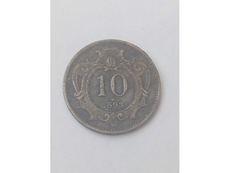 10 Heller 1893.g - Austrougarska -