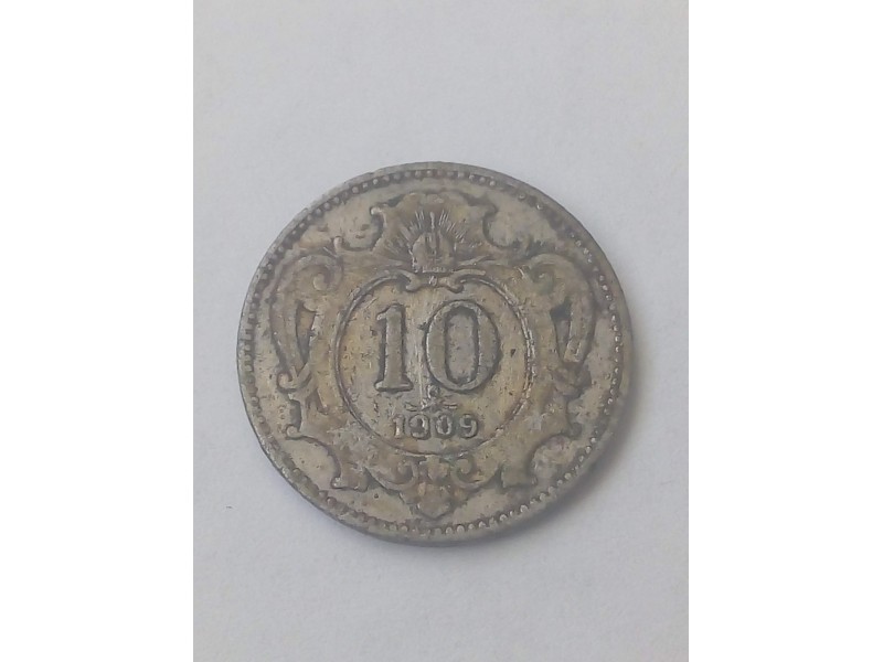 10 Heller 1909.g - Austrougarska -