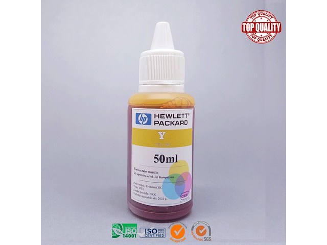 Mastilo - Boja za HP Ink Jet štampače 50ml - Yellow