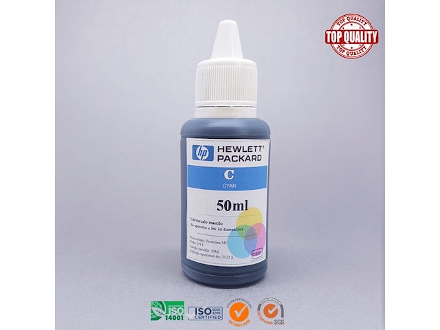 Mastilo - Boja za HP Ink Jet štampače 50ml - Cyan