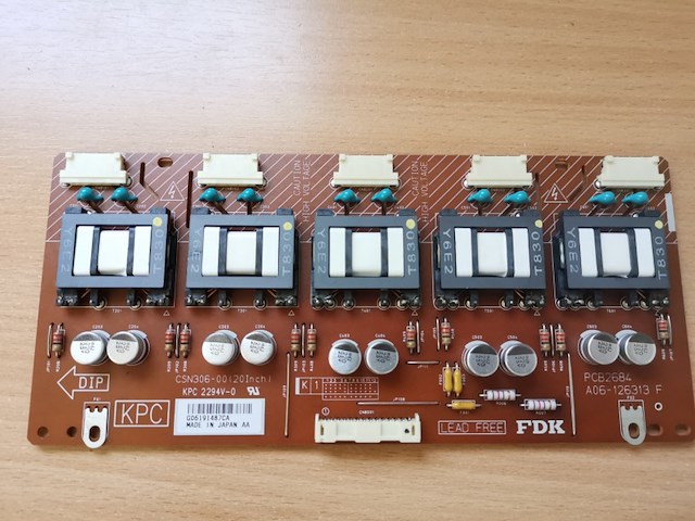 Sony KDL-20S2020 CSN306-00 20 Inca PCB2684