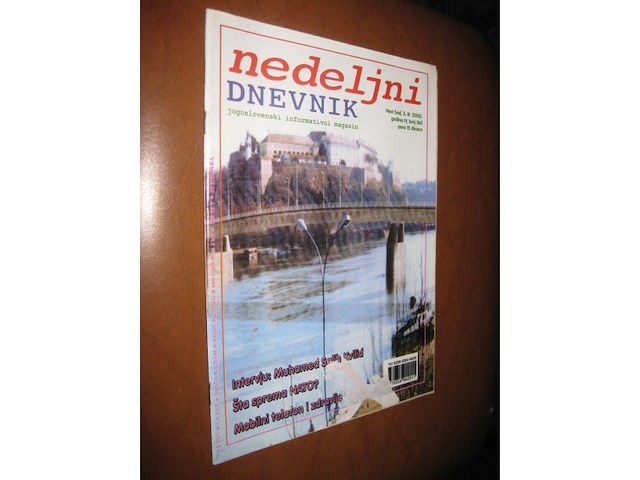 Nedeljni dnevnik br.160 (2000.)