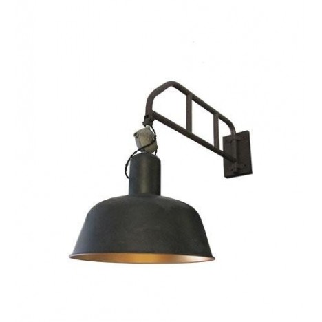 RUSTIK 95 ZIDNA LAMPA 1*E27 BLACK/GOLD