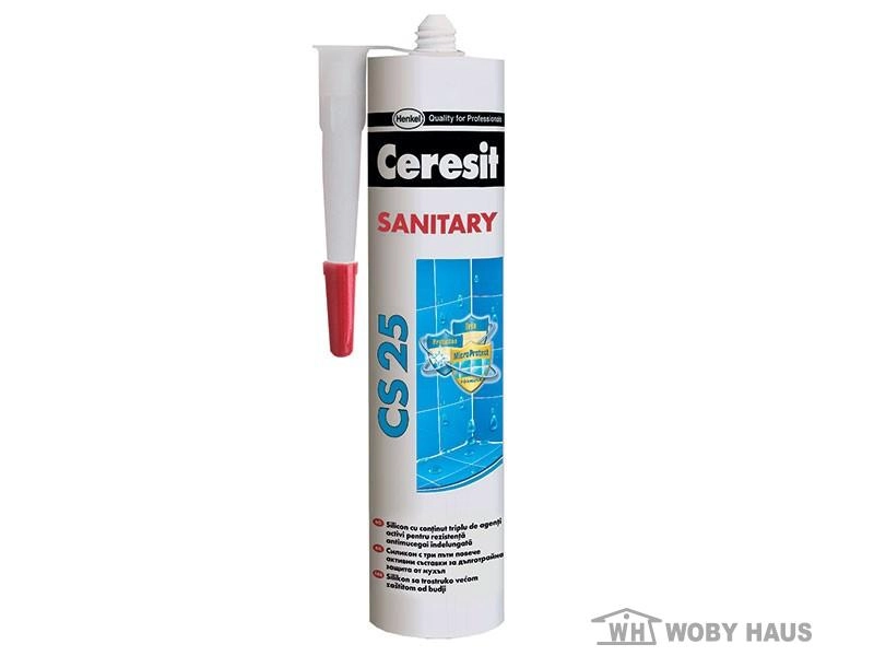 CERESIT MOMENT SANITARNI SILIKON BELI280ML