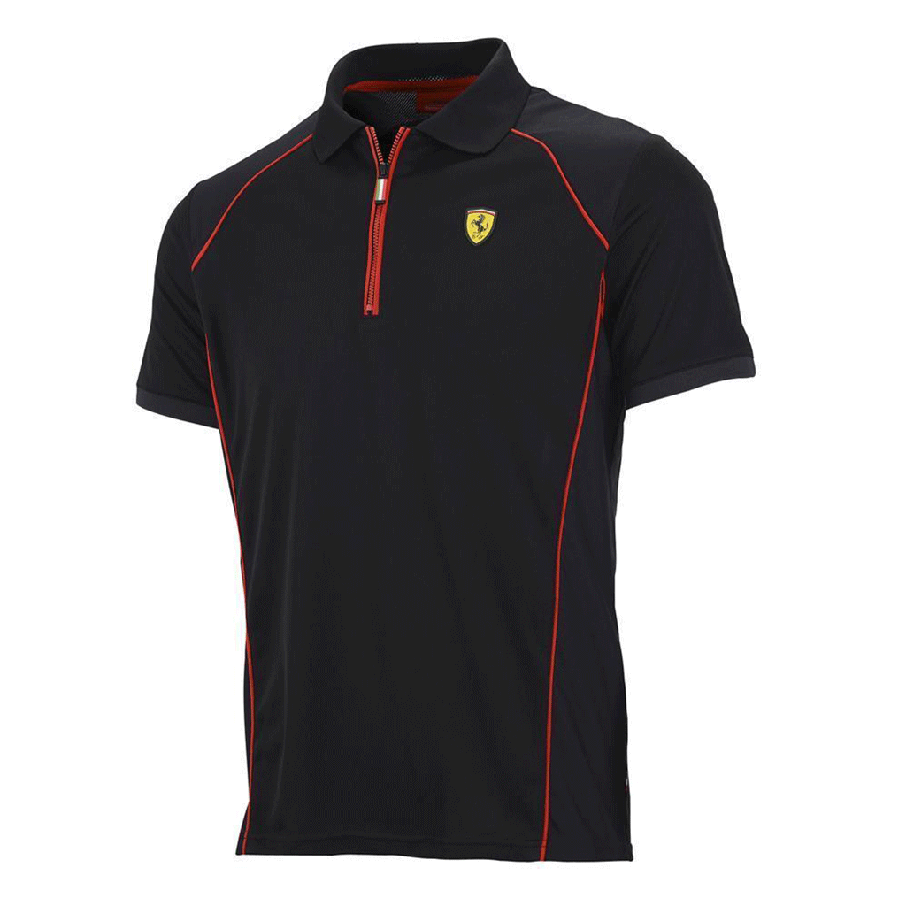 Ferrari muška polo majica sa rajsfešlusom