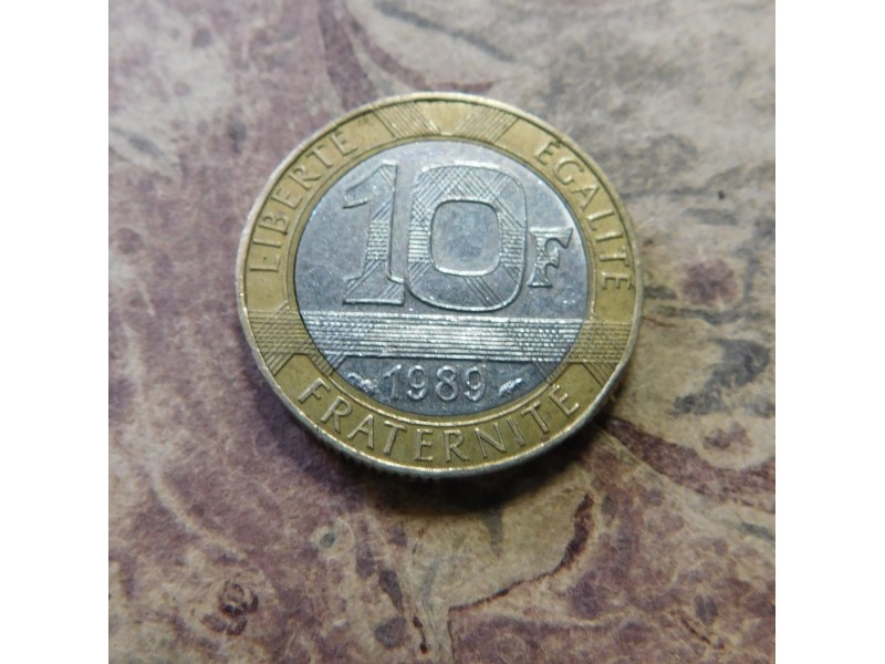 10 francs 1989