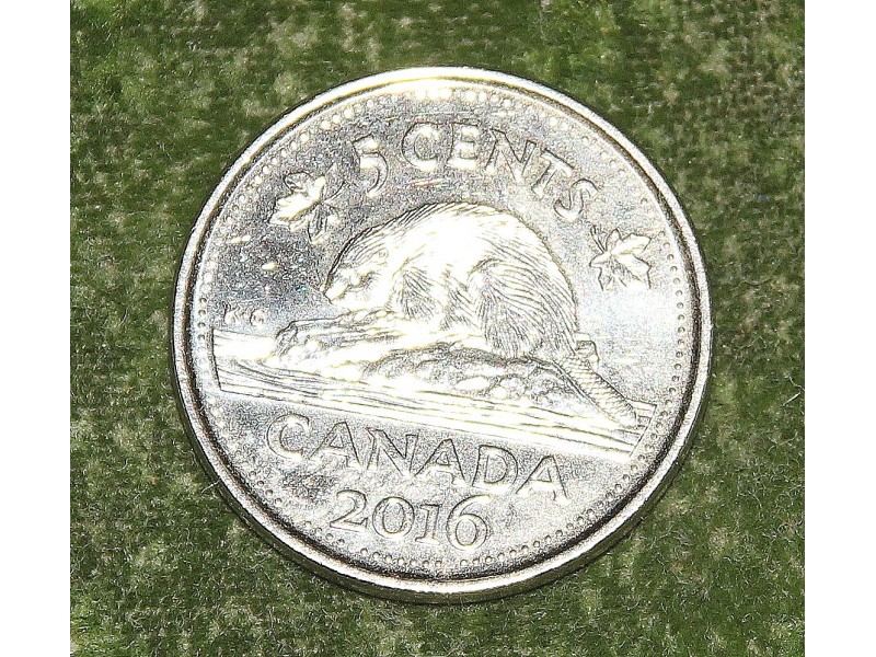 CANADA-5 CENTS 2016.