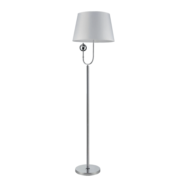 CARMEN PODNA LAMPA 1xE27 BELA/HROM