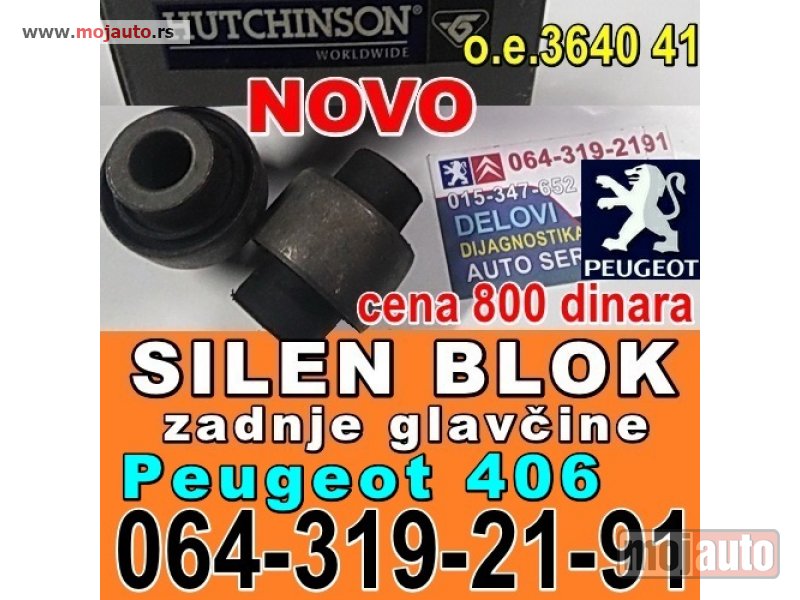 Silen BLOK Peugeot 406 Pežo