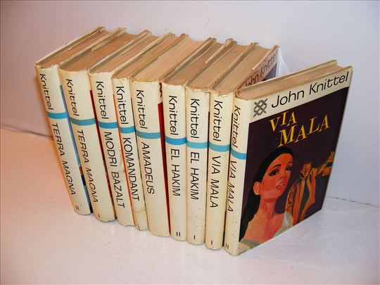 John Knittel VIA MALA 9 knjiga iz Izabranih djela