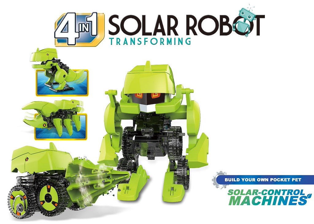 Solarni ROBOT transforming